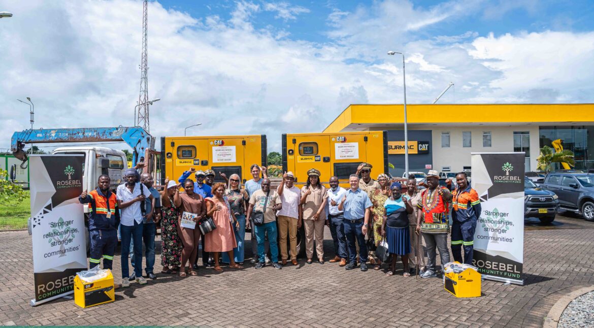 Zijin Rosebel Gold Mines Donates Generators to Strengthen Electricity ...